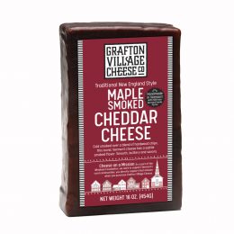 Maple Smoked Cheddar – Grafton Village Cheese