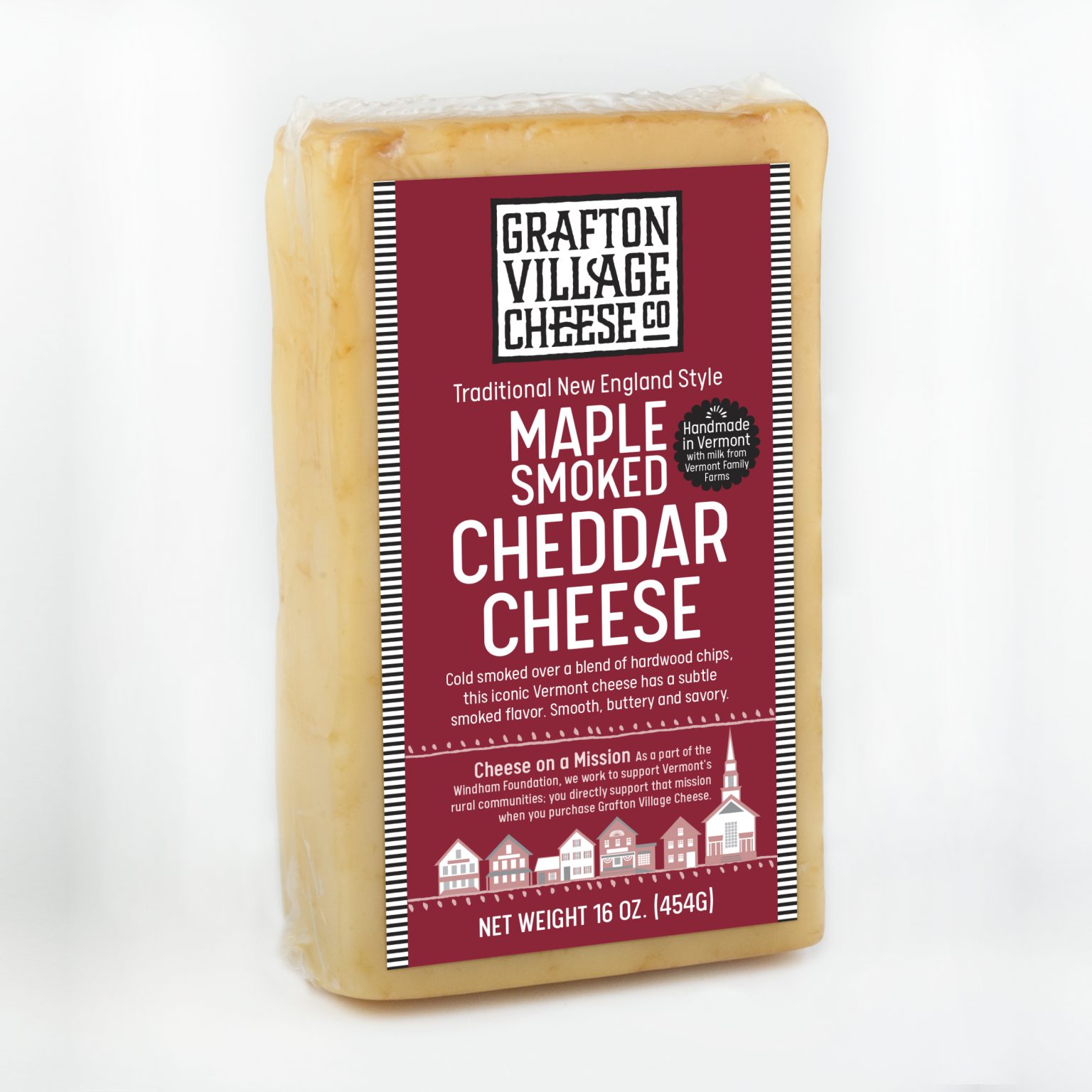 Maple Smoked Cheddar – Grafton Village Cheese