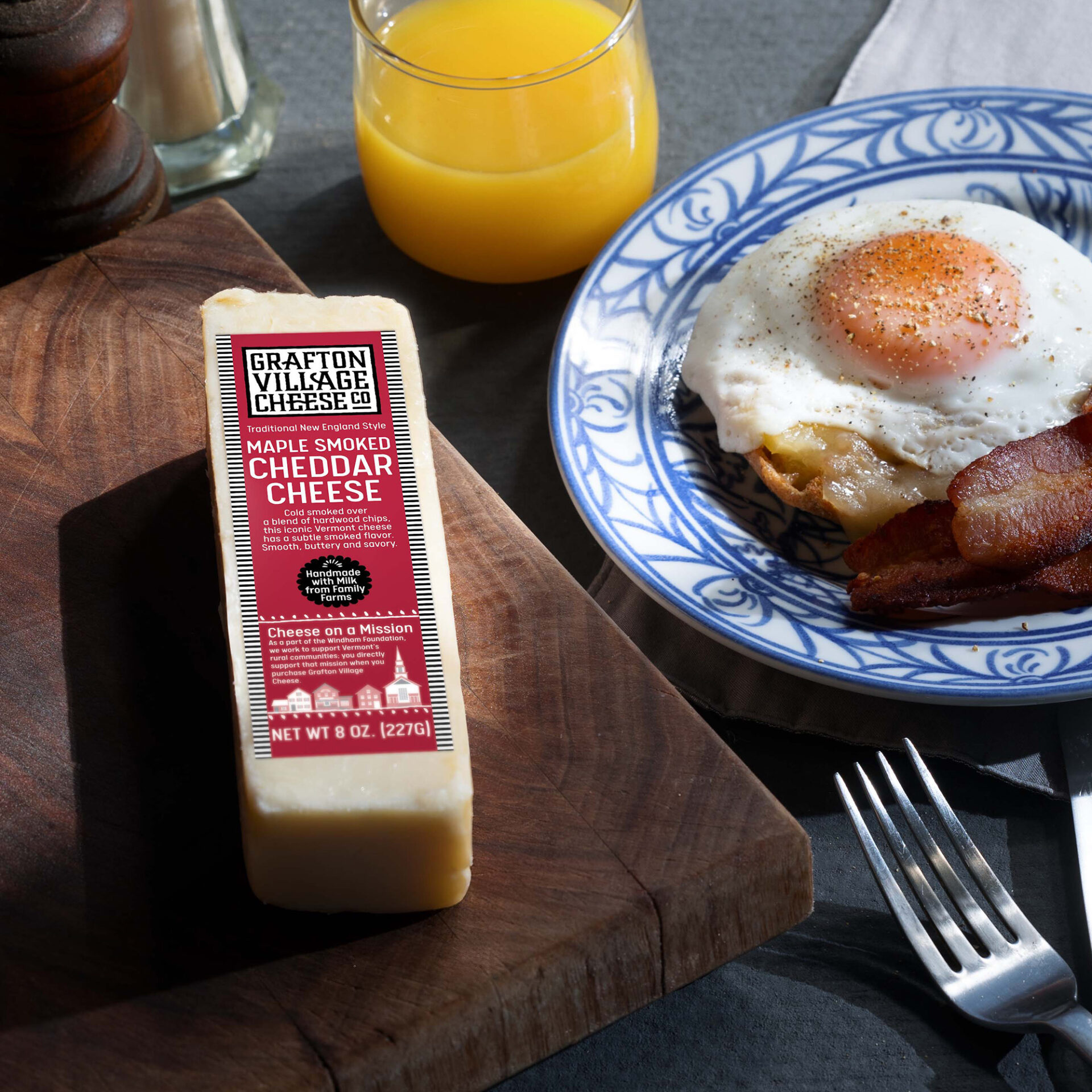 Wholesale Maple Smoked Cheddar | Grafton Village Cheese