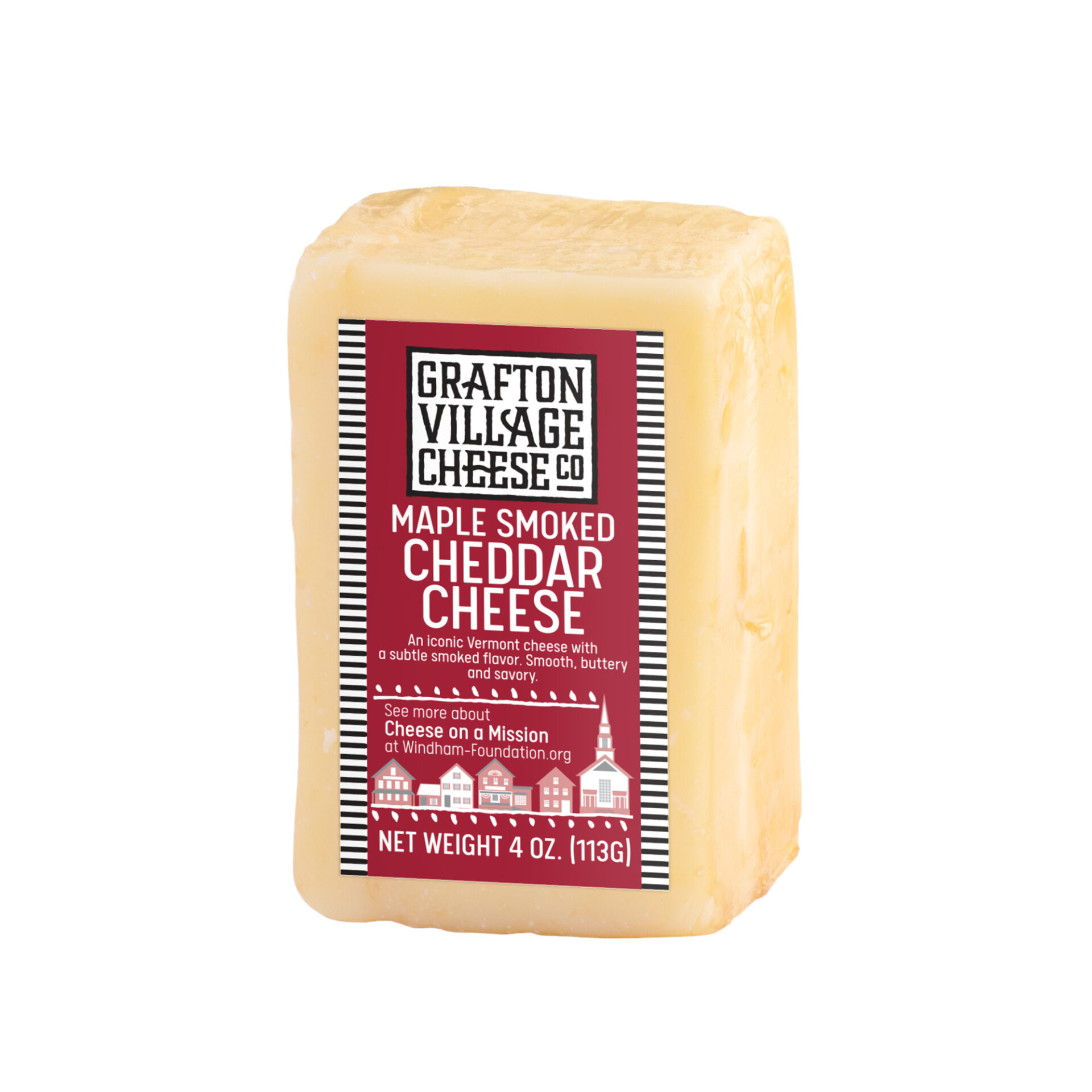 Maple Smoked Cheddar Cheese | Grafton Village Cheese